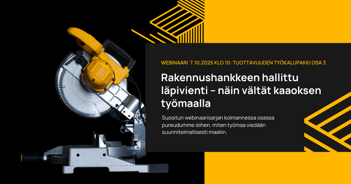 Admicom Tempo - työmaan aikataulutusohjelma